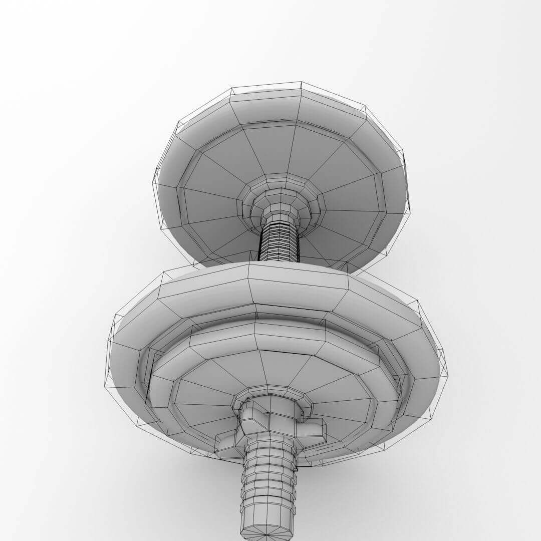 Dumbbell - 3D Model by firdz3d