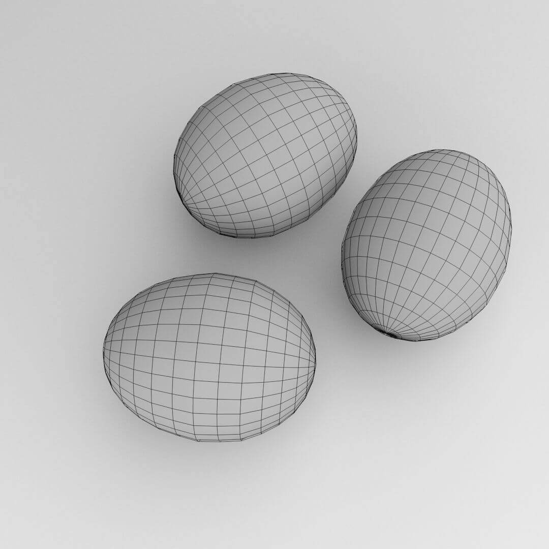 Eggs - 3D Model by firdz3d