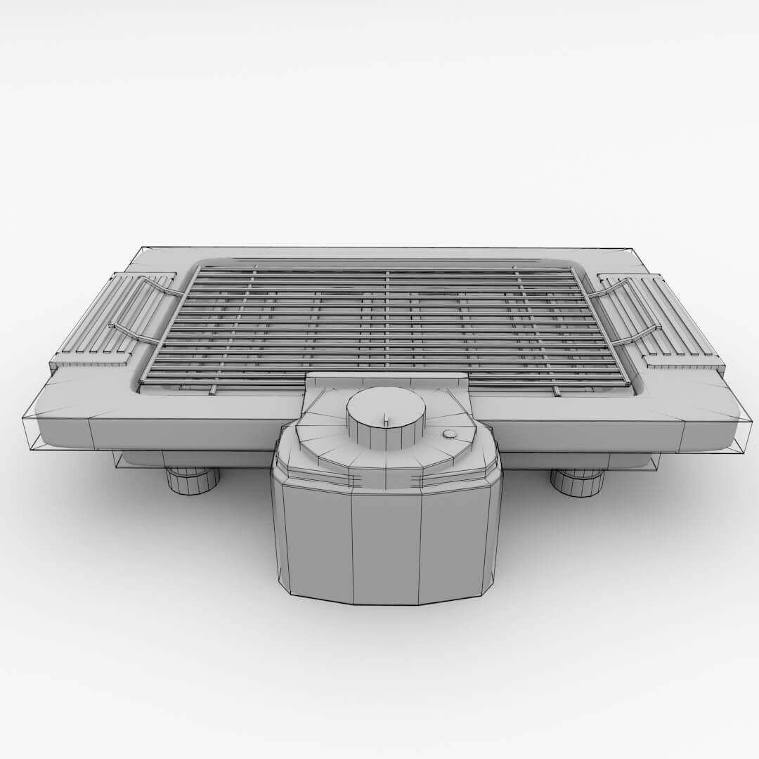 Electric Grill - 3D Model by firdz3d