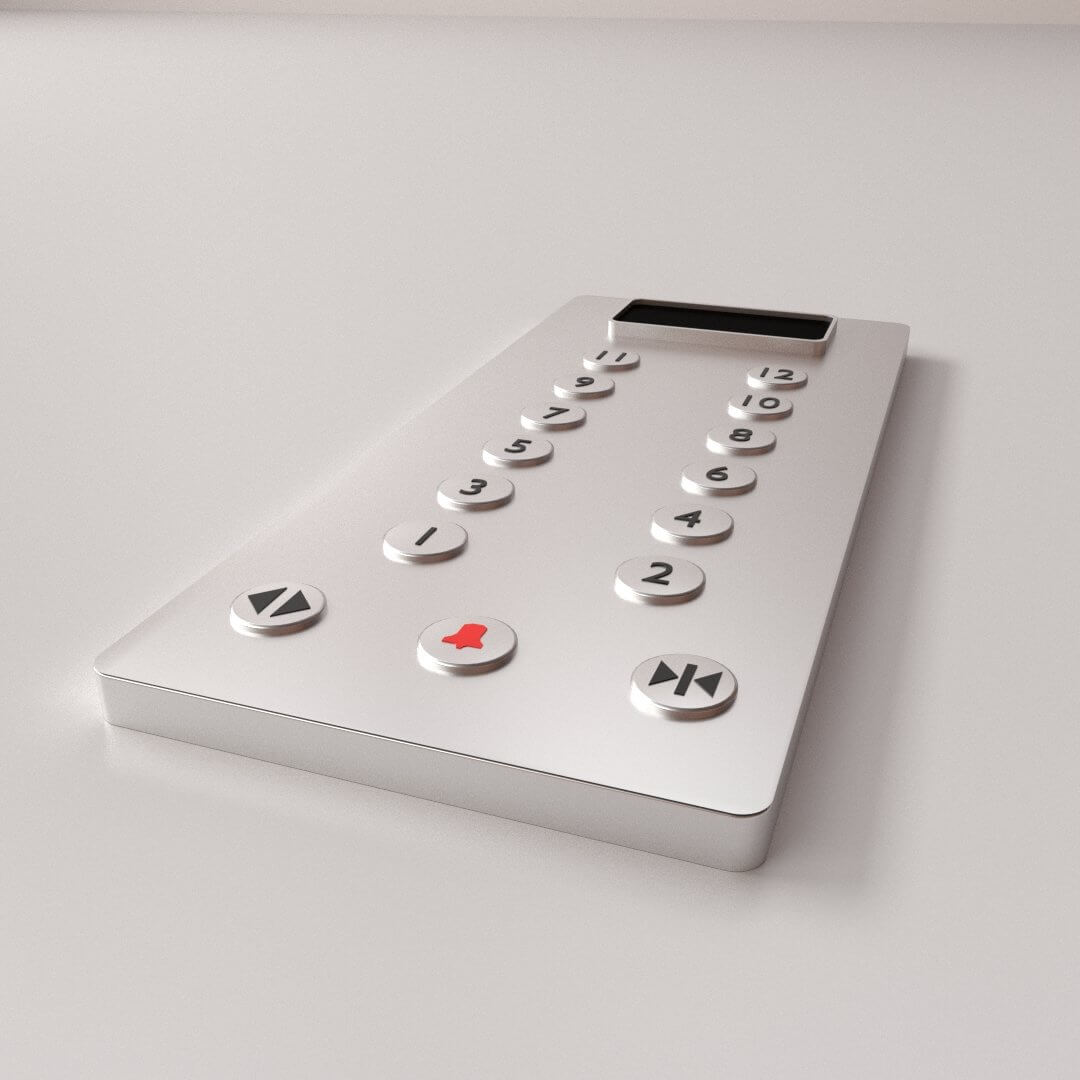 Elevator Panel - 3D Model by firdz3d