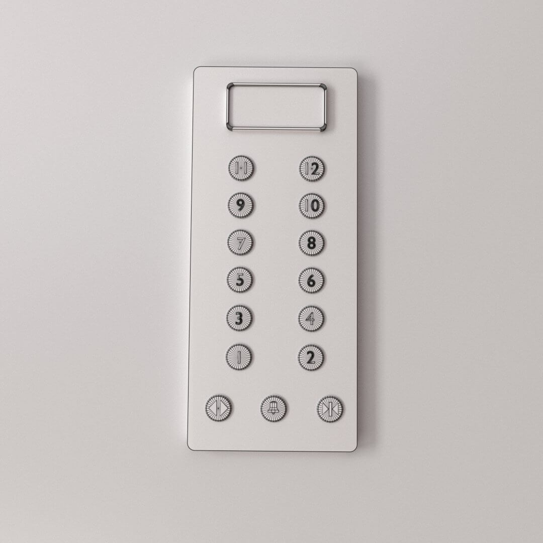 Elevator Panel - 3D Model by firdz3d