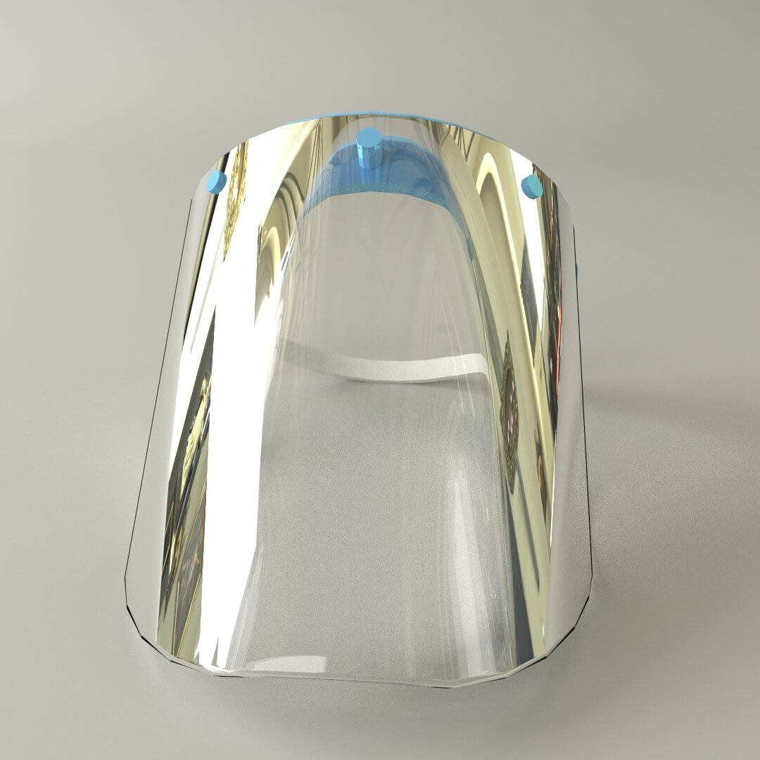 Face Shield - 3D Model by firdz3d