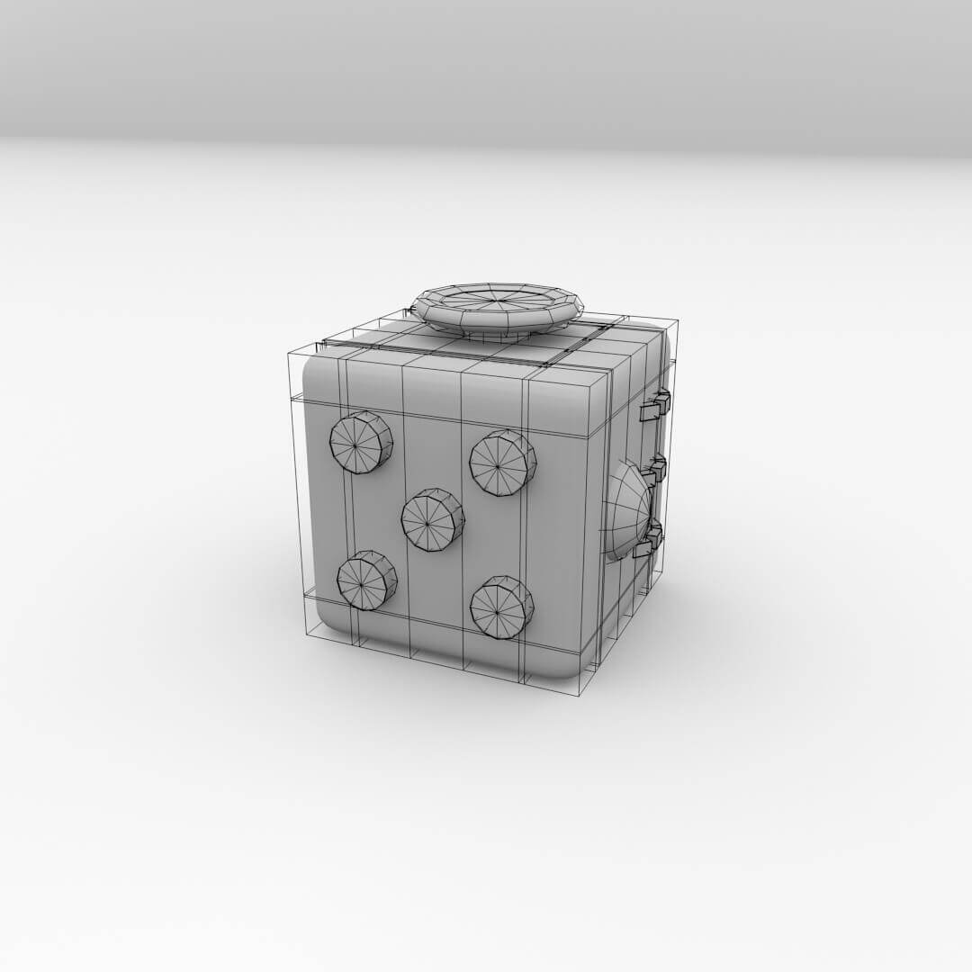 Fidget Cube - 3D Model by firdz3d