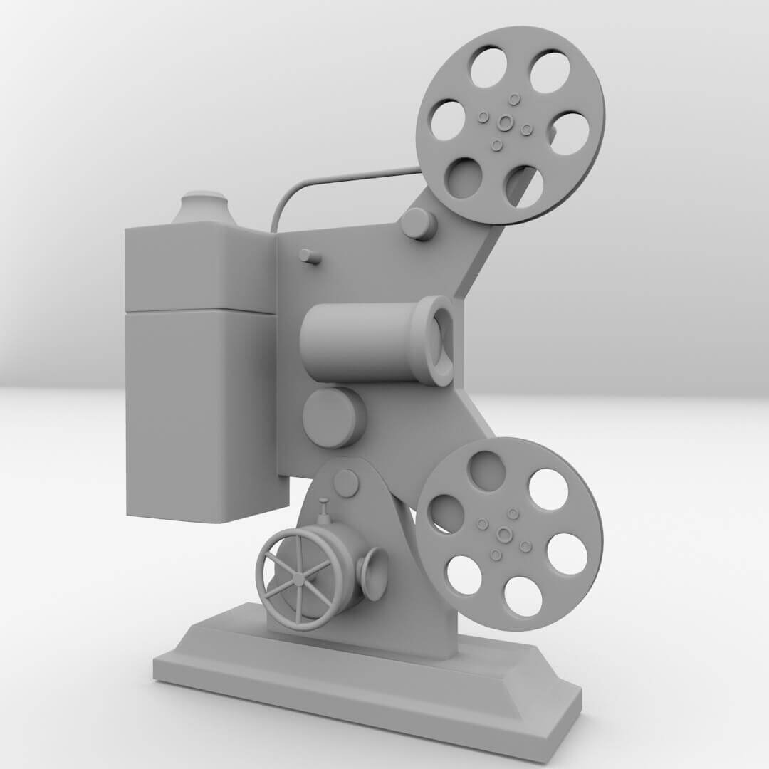 Film Projector - 3D Model by firdz3d