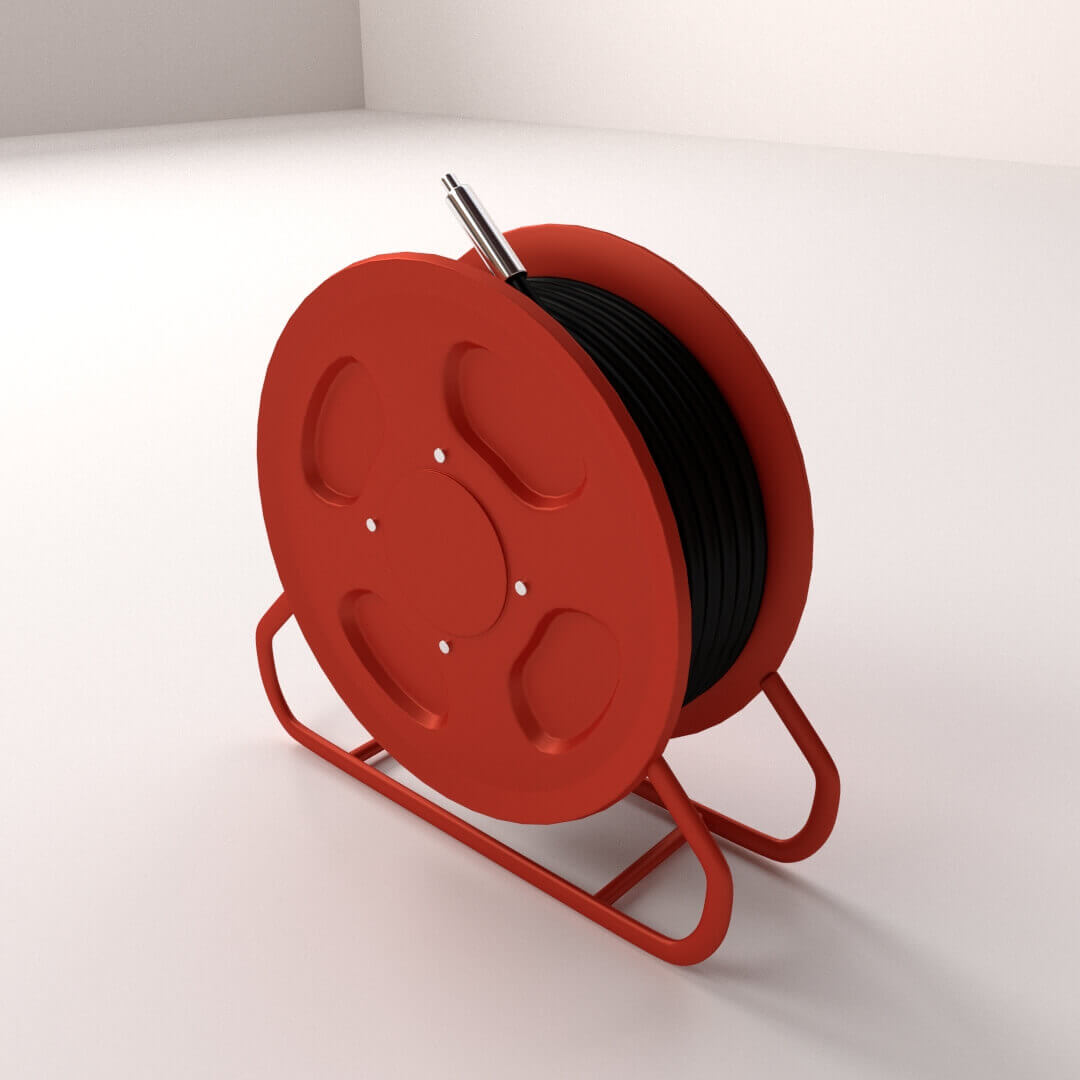 Fire Hose Reel - 3D Model by firdz3d
