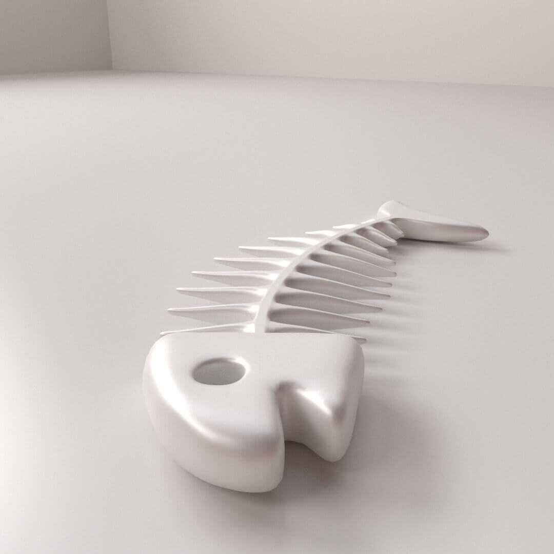 Fish Bone - 3D Model by firdz3d