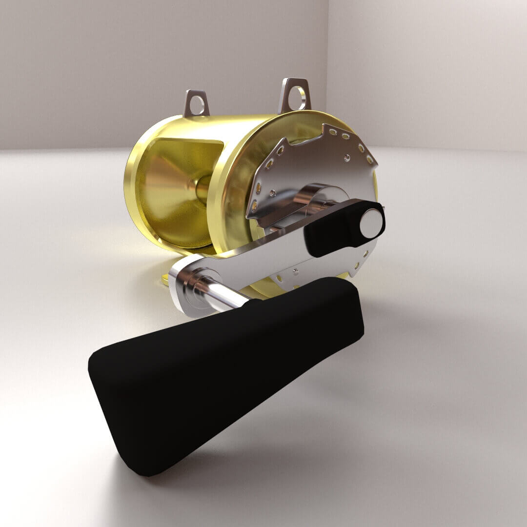 Fishing Reel - 3D Model by firdz3d
