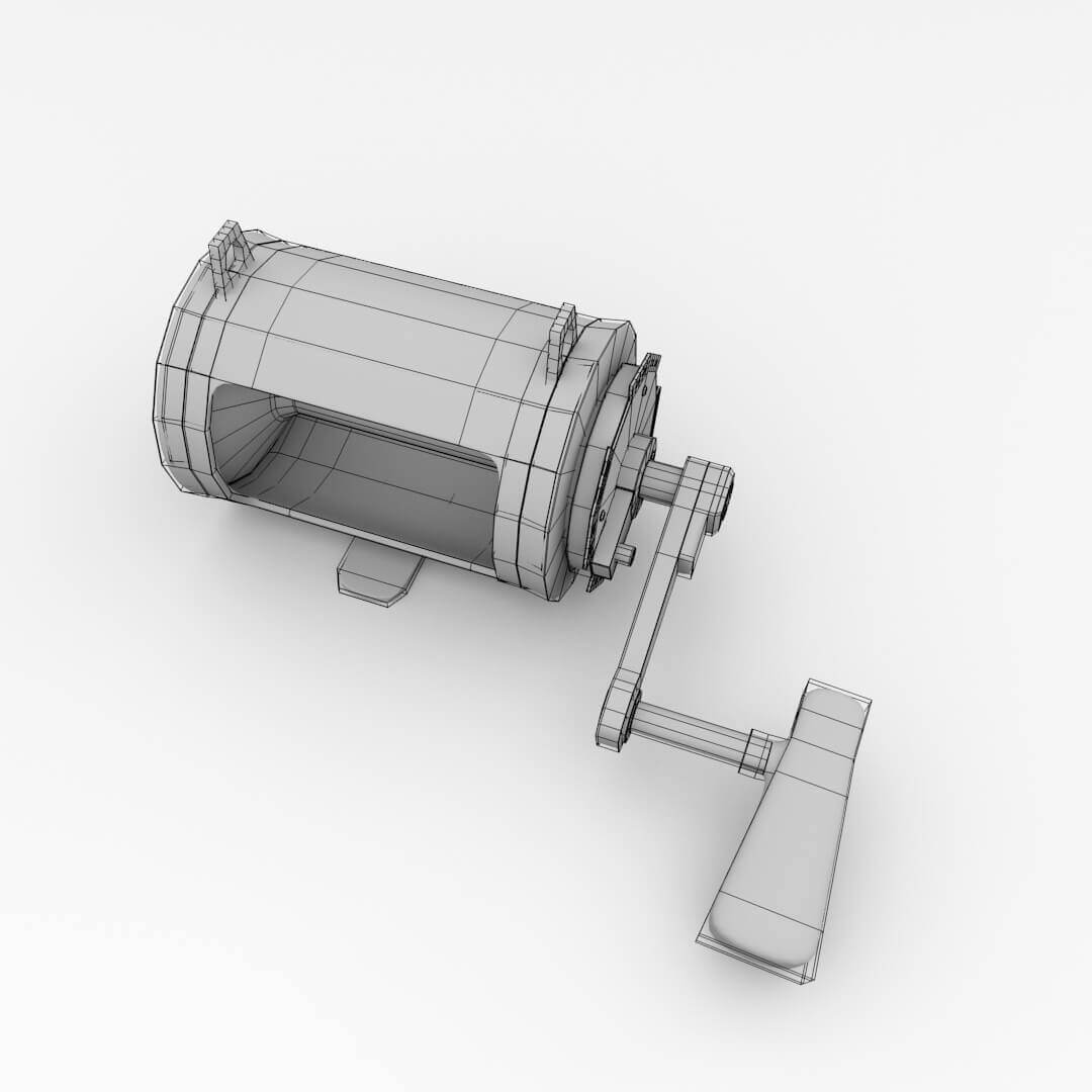 Fishing Reel - 3D Model by firdz3d