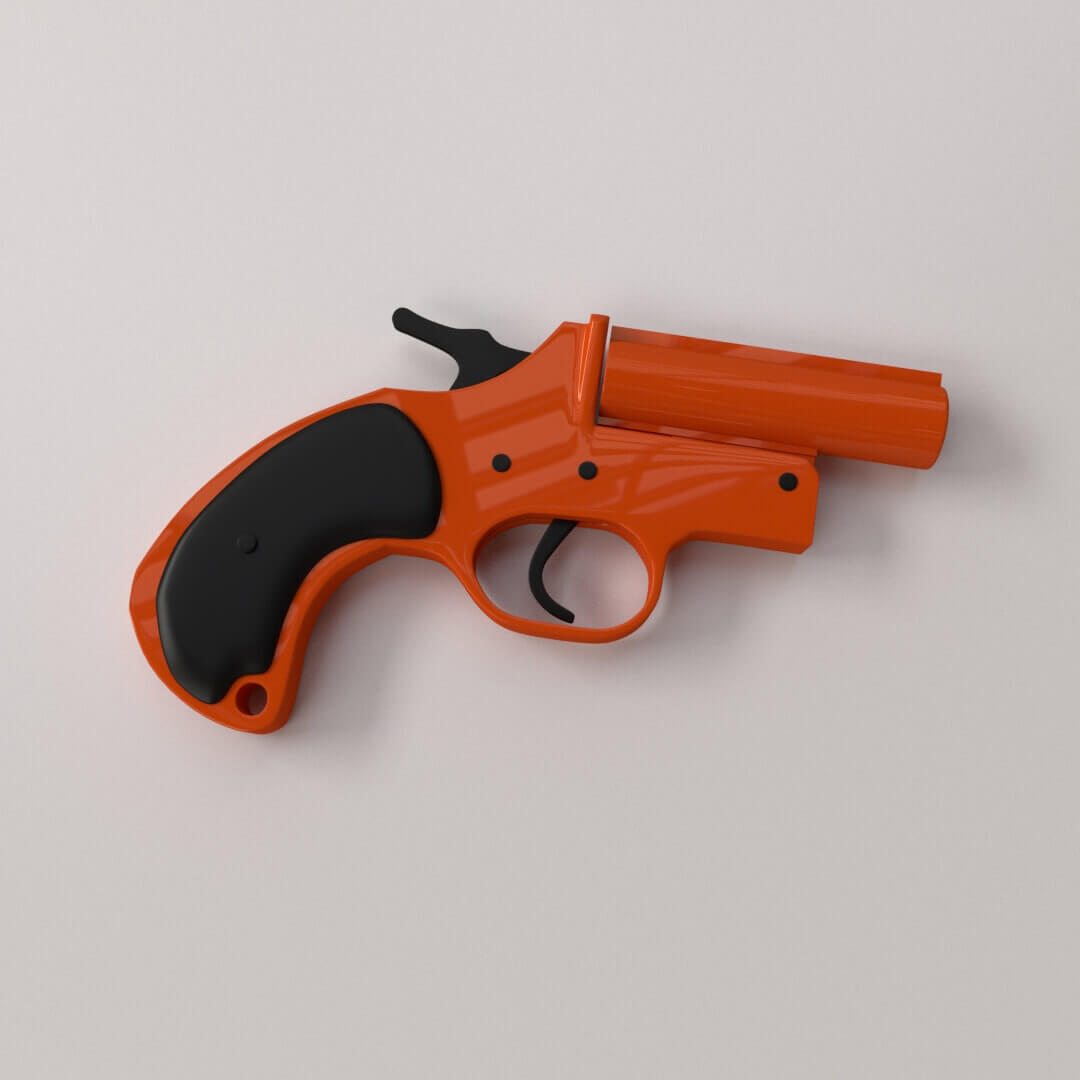 Flare Gun - 3D Model by firdz3d