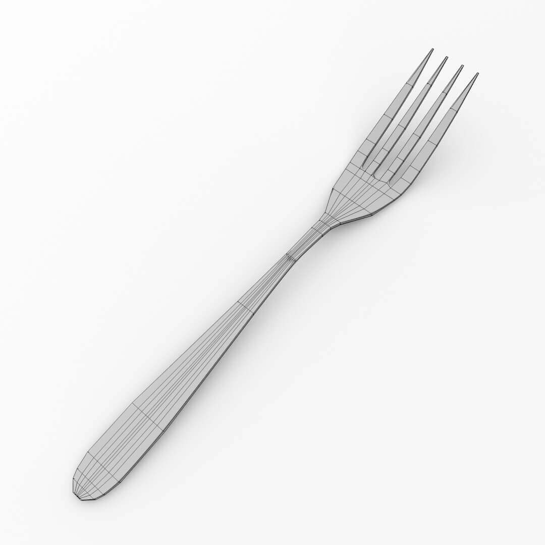 Fork - 3D Model by firdz3d