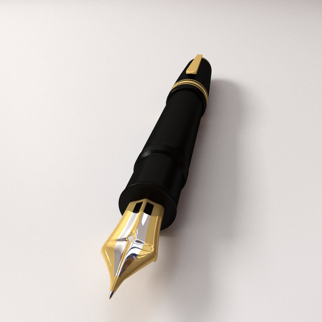 Fountain Pen - 3D Model by firdz3d