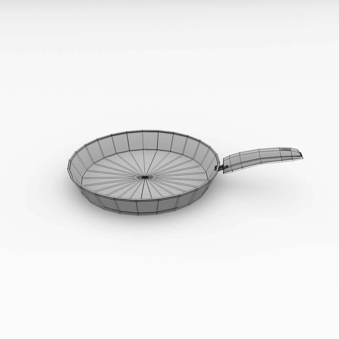Frying Pan - 3D Model by firdz3d