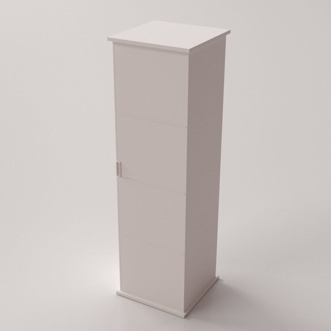 Glass Display Cabinet - 3D Model by firdz3d