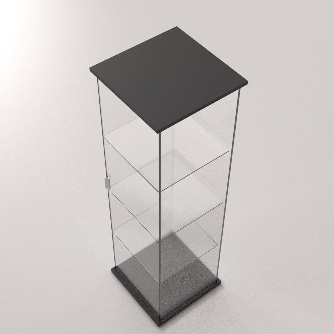Glass Display Cabinet - 3D Model by firdz3d