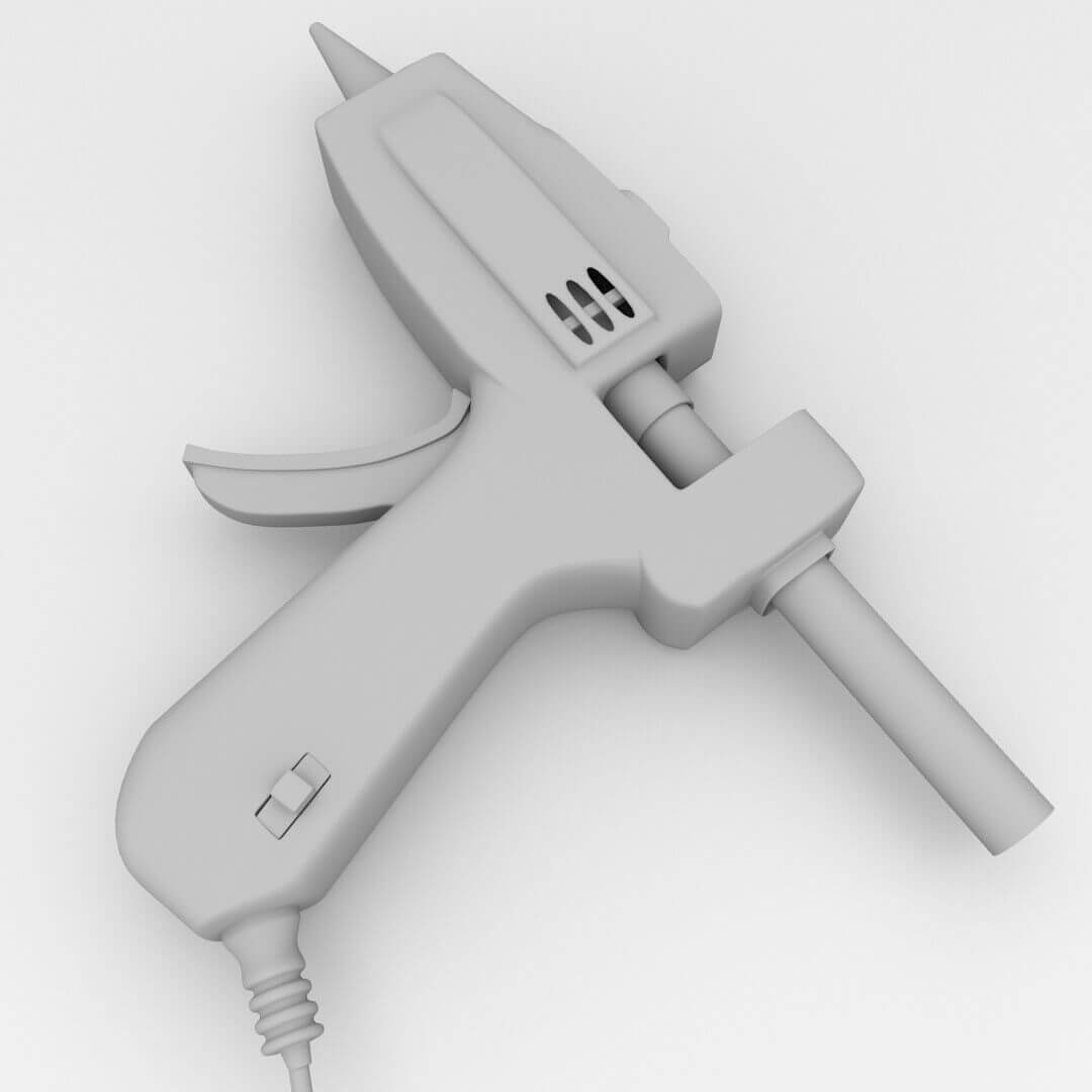 Glue Gun - 3D Model by firdz3d