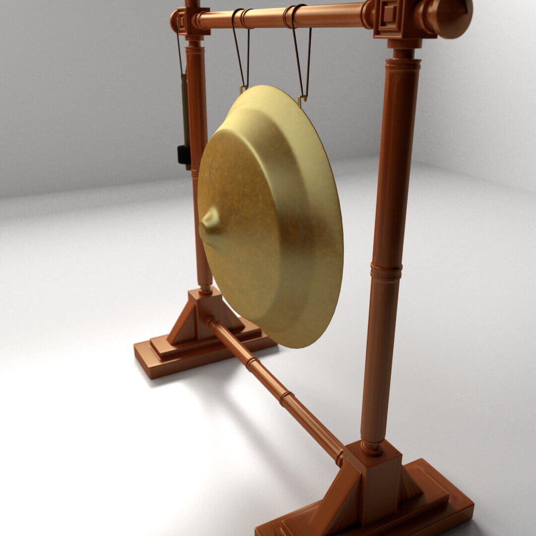 Gong - 3D Model by firdz3d