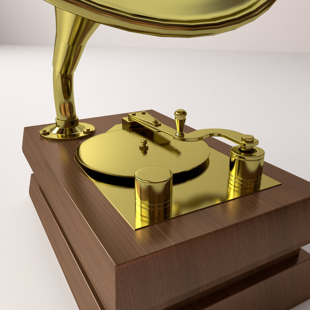 Gramaphone - 3D Model by firdz3d
