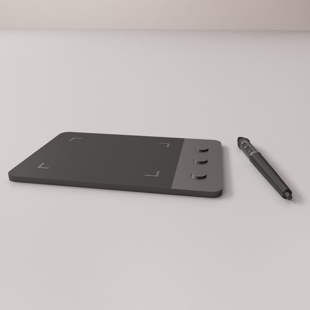 Graphic Tablet - 3D Model by firdz3d