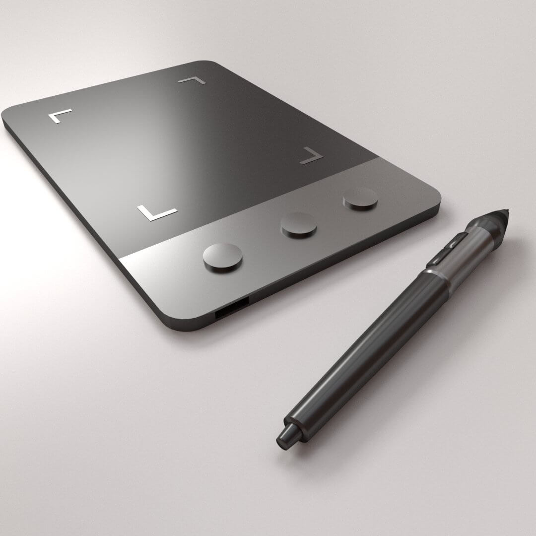 Graphic Tablet - 3D Model by firdz3d