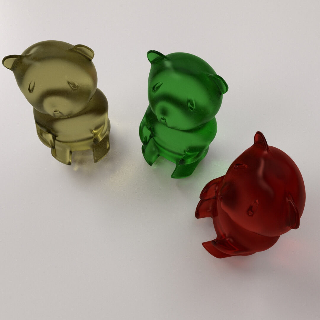 Gummy Bears - 3D Model by firdz3d