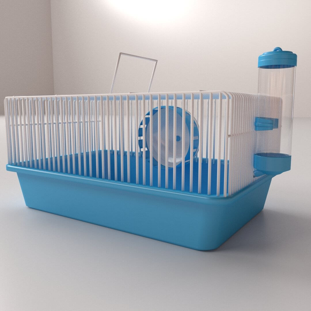 Hamster Cage - 3D Model by firdz3d