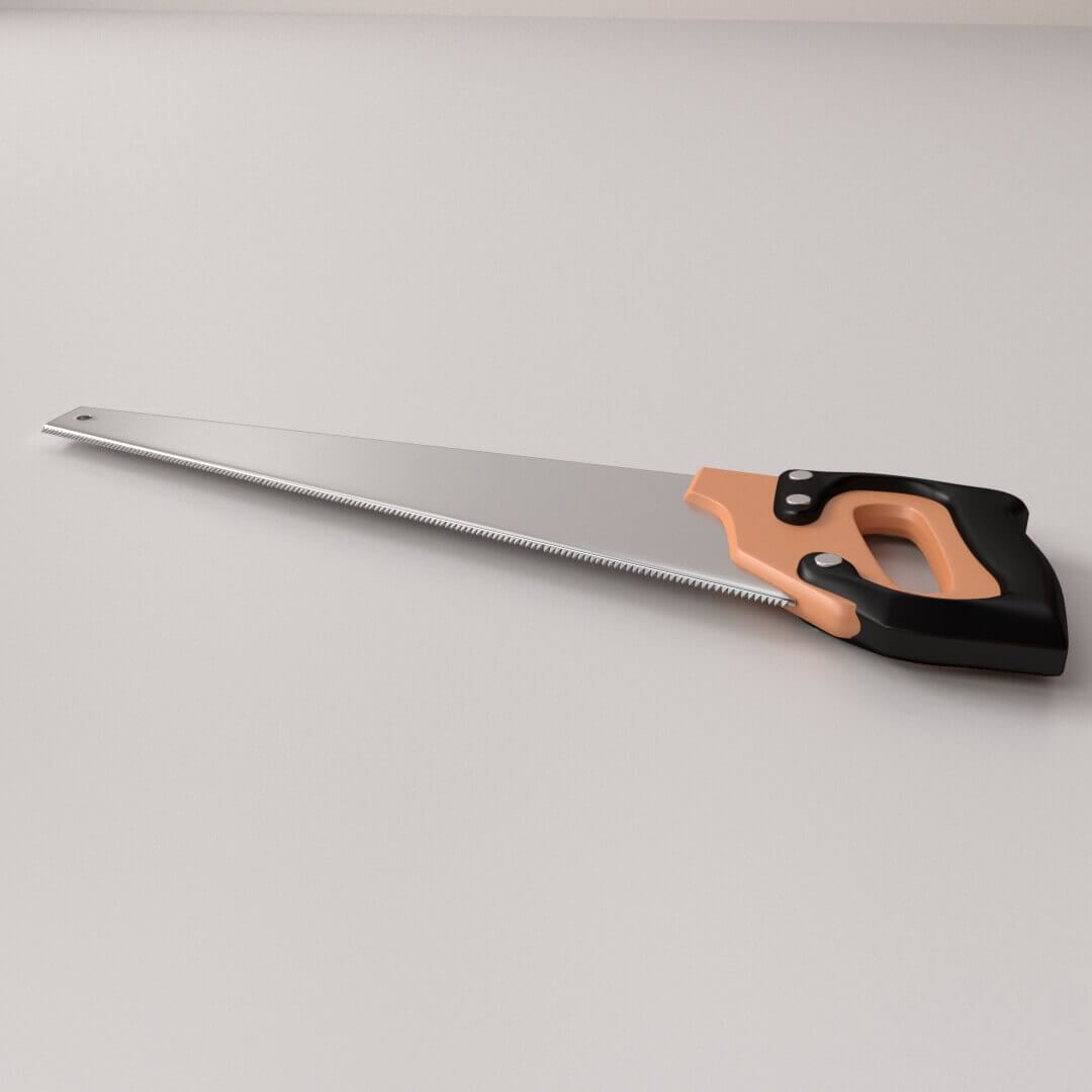 Hand Saw - 3D Model by firdz3d