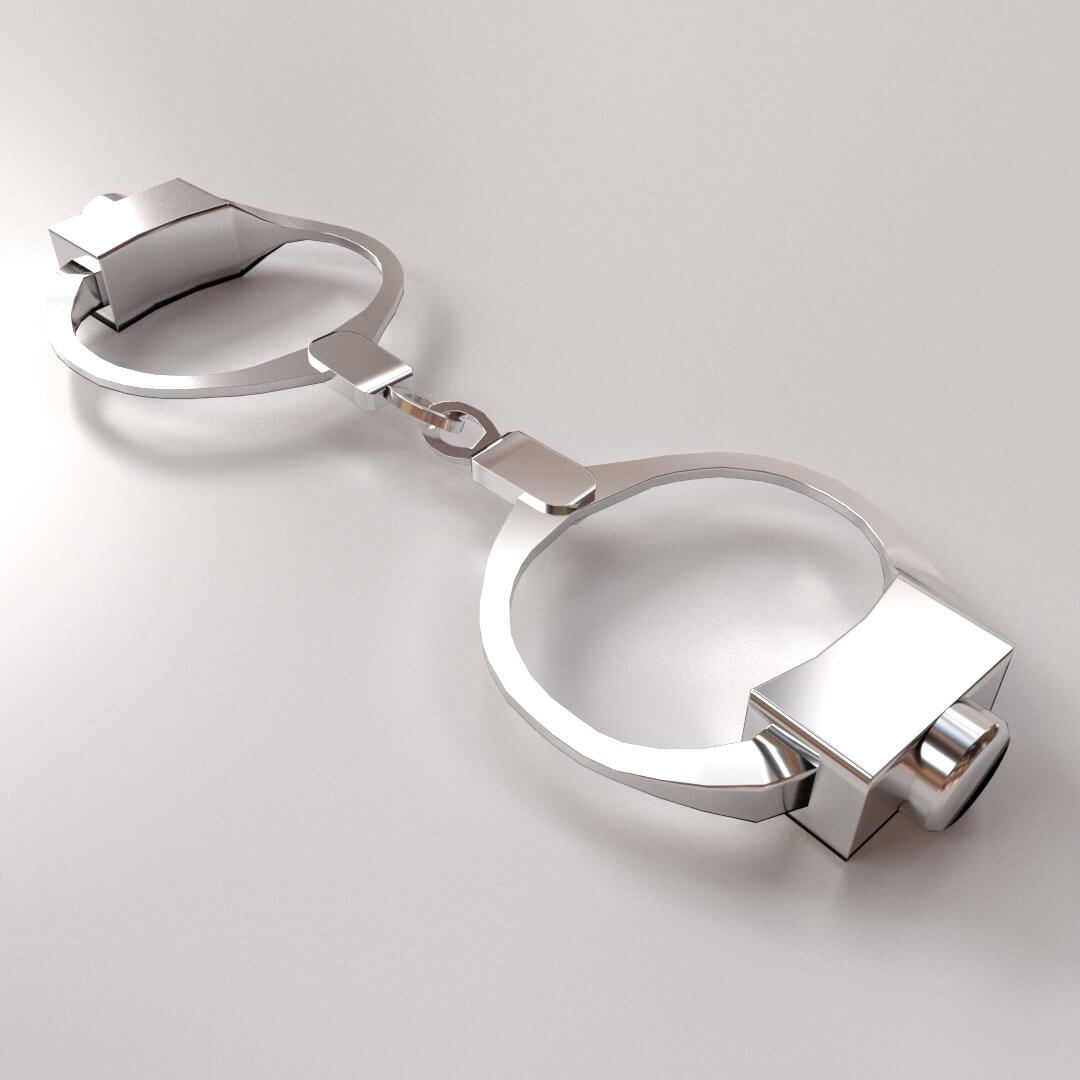 Handcuff V2 - 3D Model by firdz3d