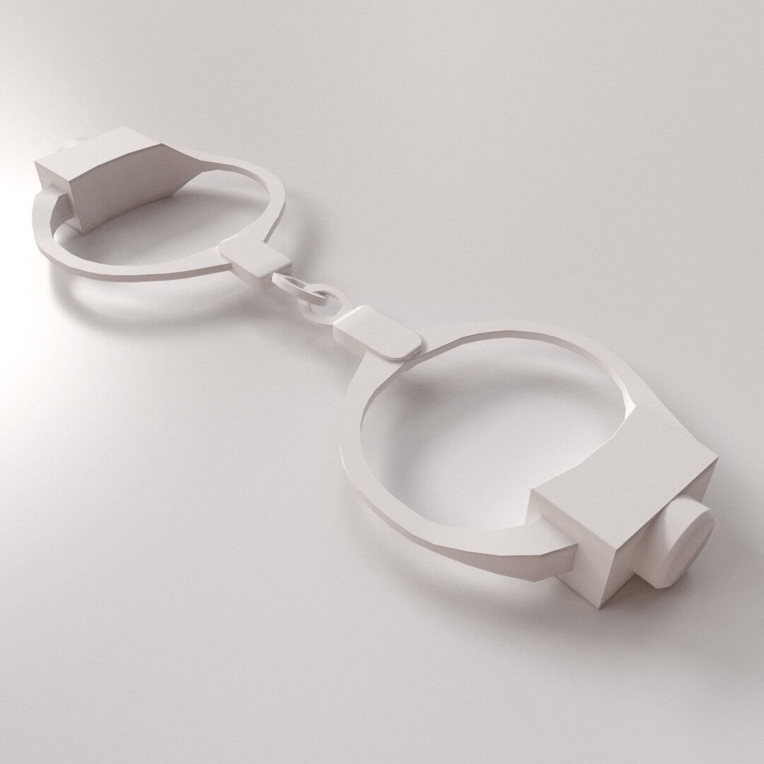 Handcuff V2 - 3D Model by firdz3d