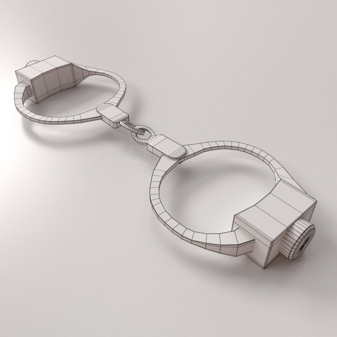 Handcuff V2 - 3D Model by firdz3d