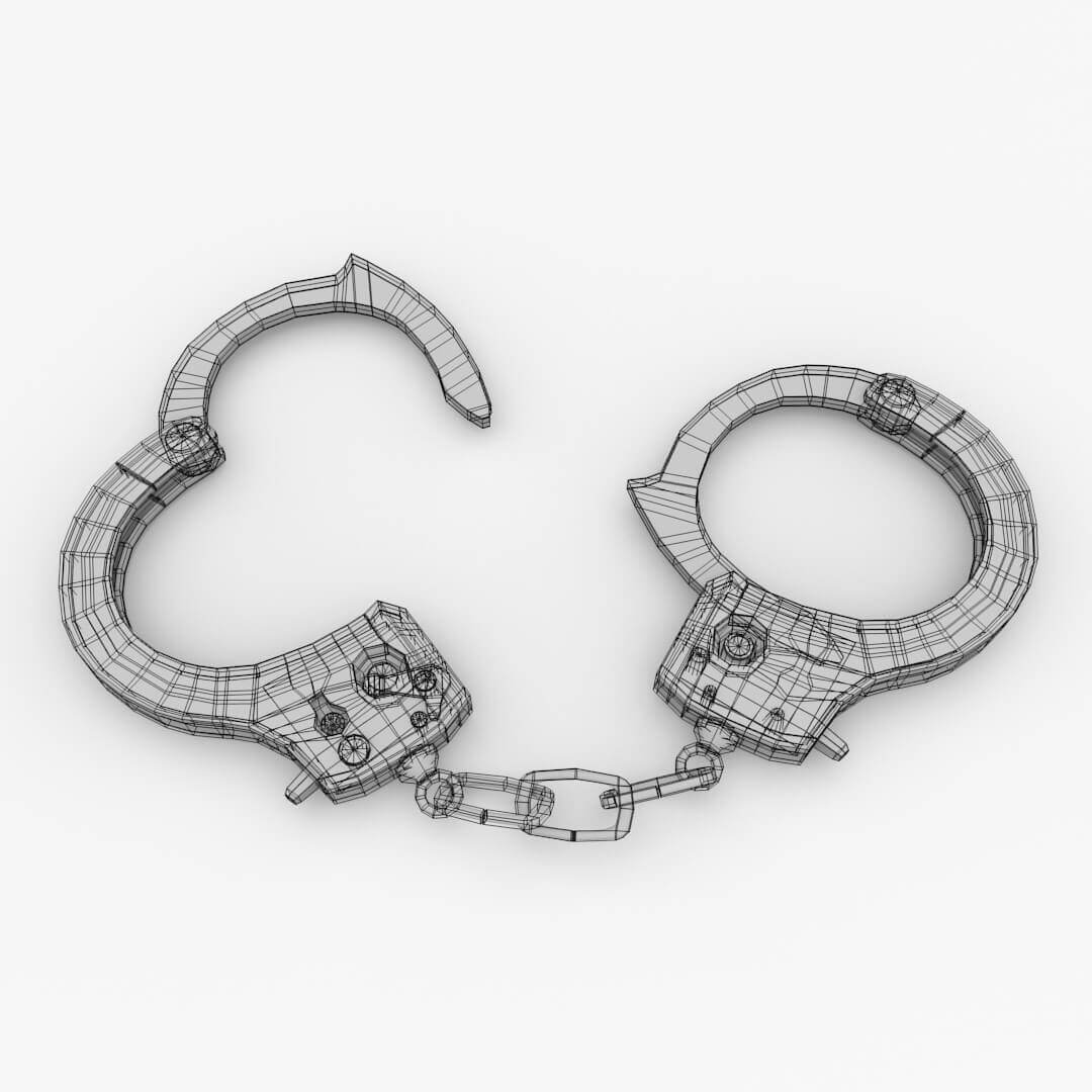 Handcuffs - 3D Model by firdz3d