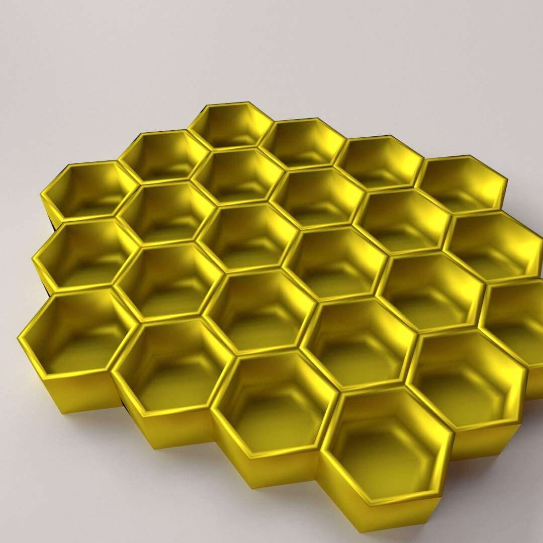 Honeycomb - 3D Model by firdz3d