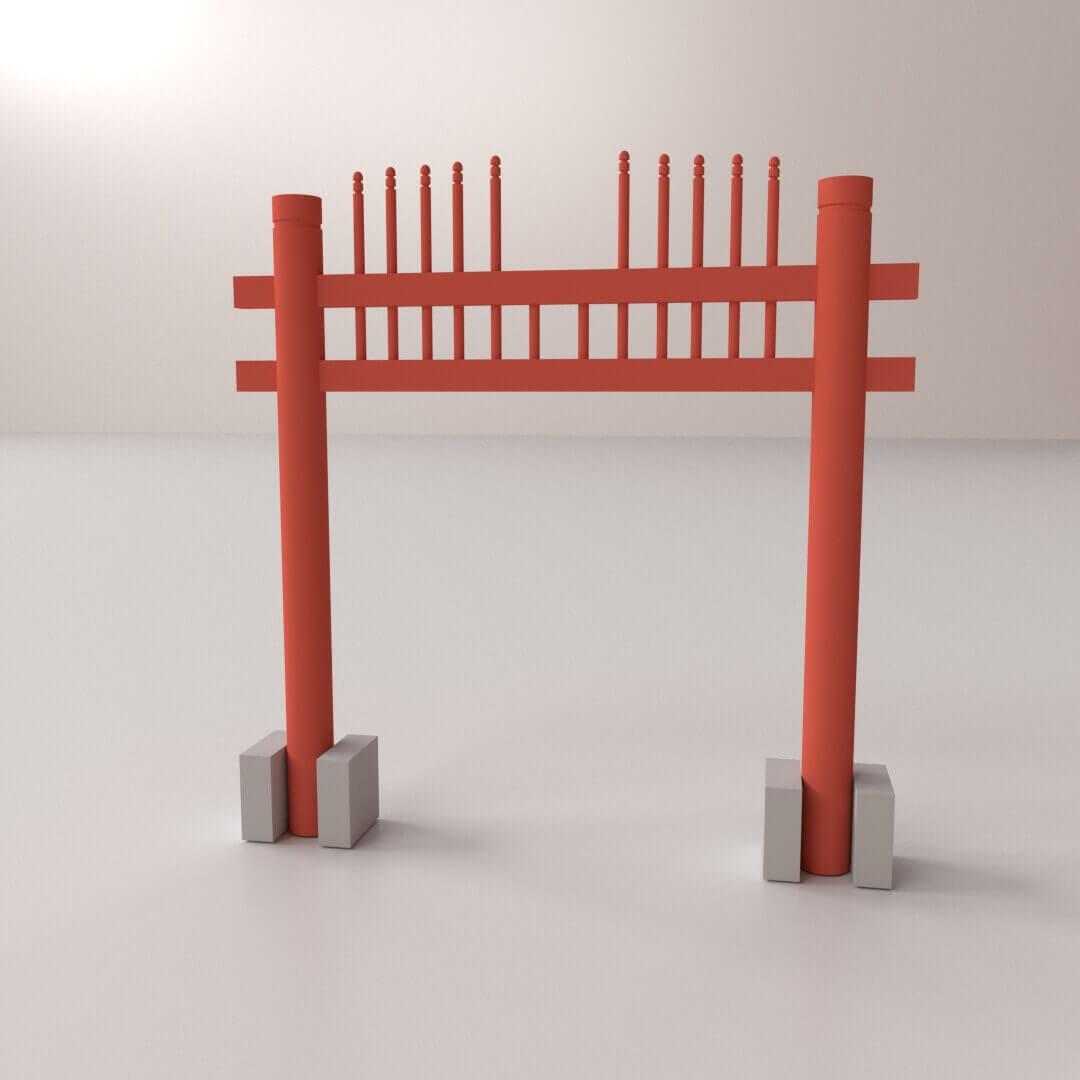 Hongsalmun - 3D Model by firdz3d