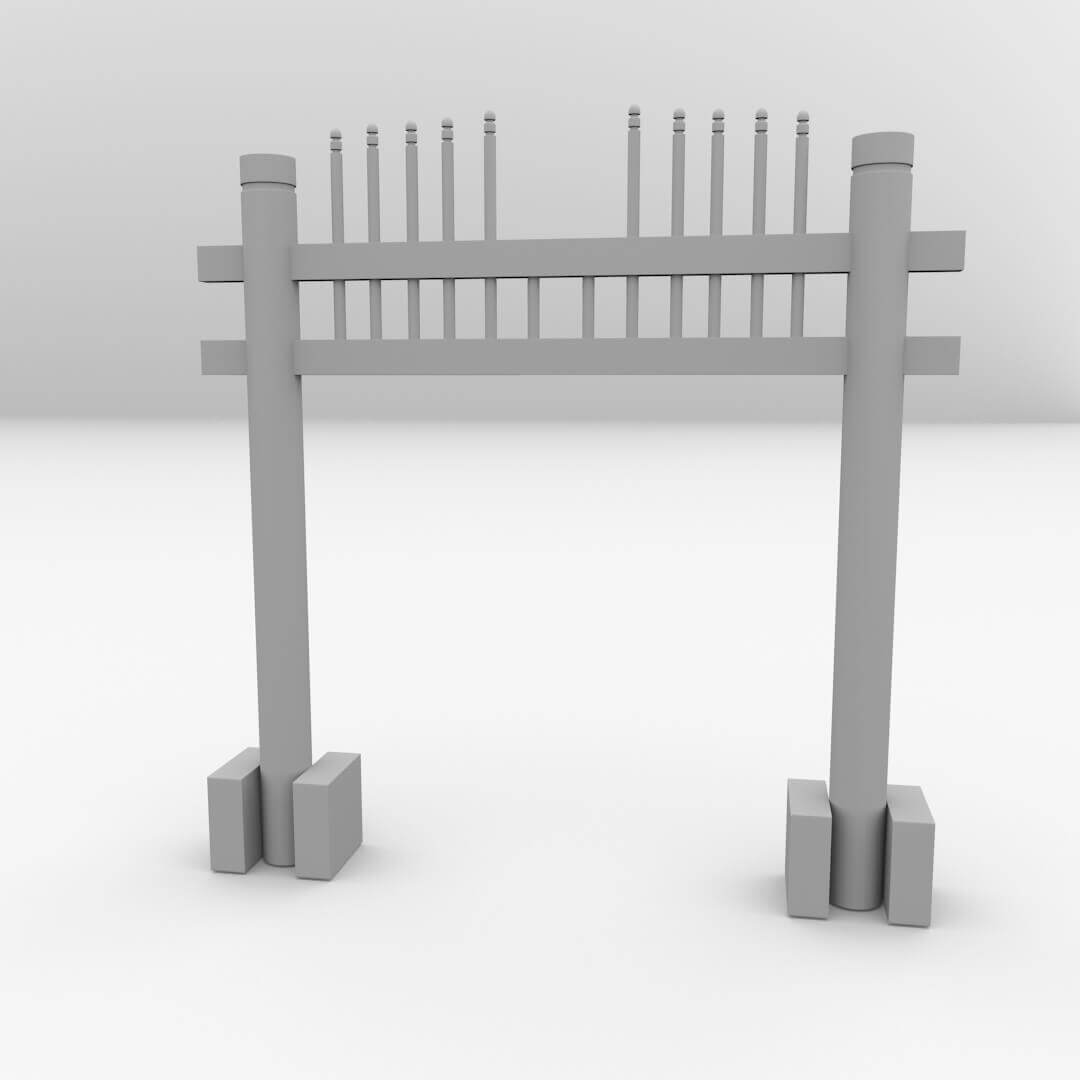 Hongsalmun - 3D Model by firdz3d