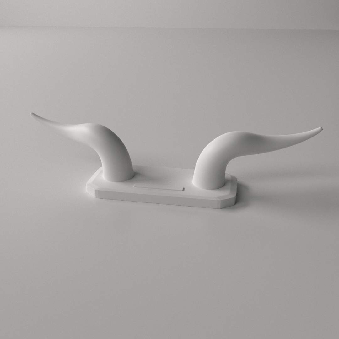 Horn Decor - 3D Model by firdz3d