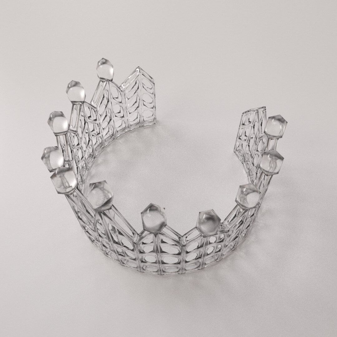 Ice Crown - 3D Model by firdz3d