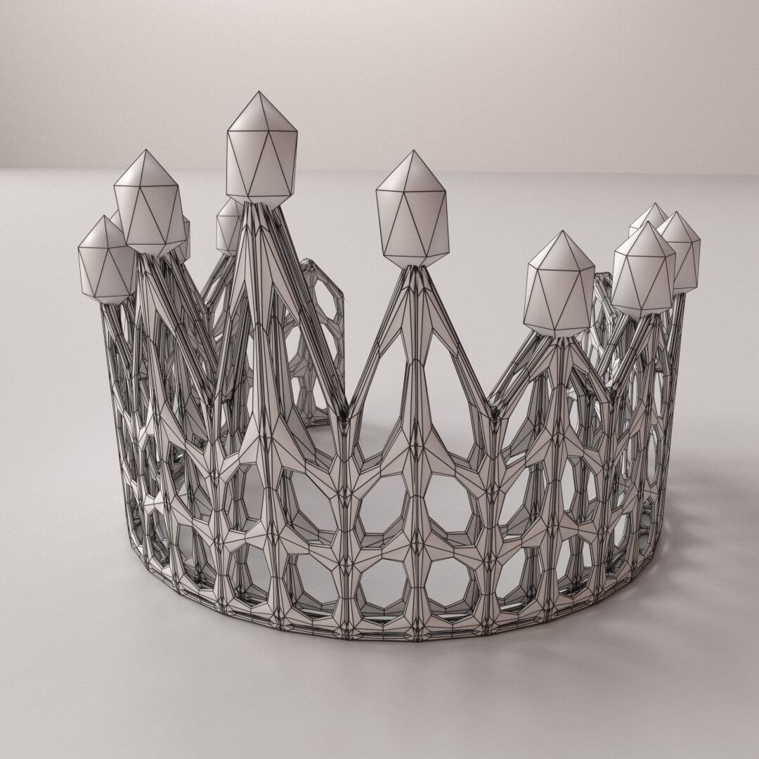 Ice Crown - 3D Model by firdz3d