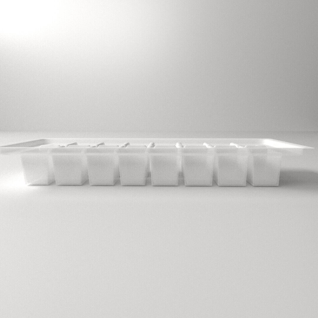 Ice Cube Tray - 3D Model by firdz3d