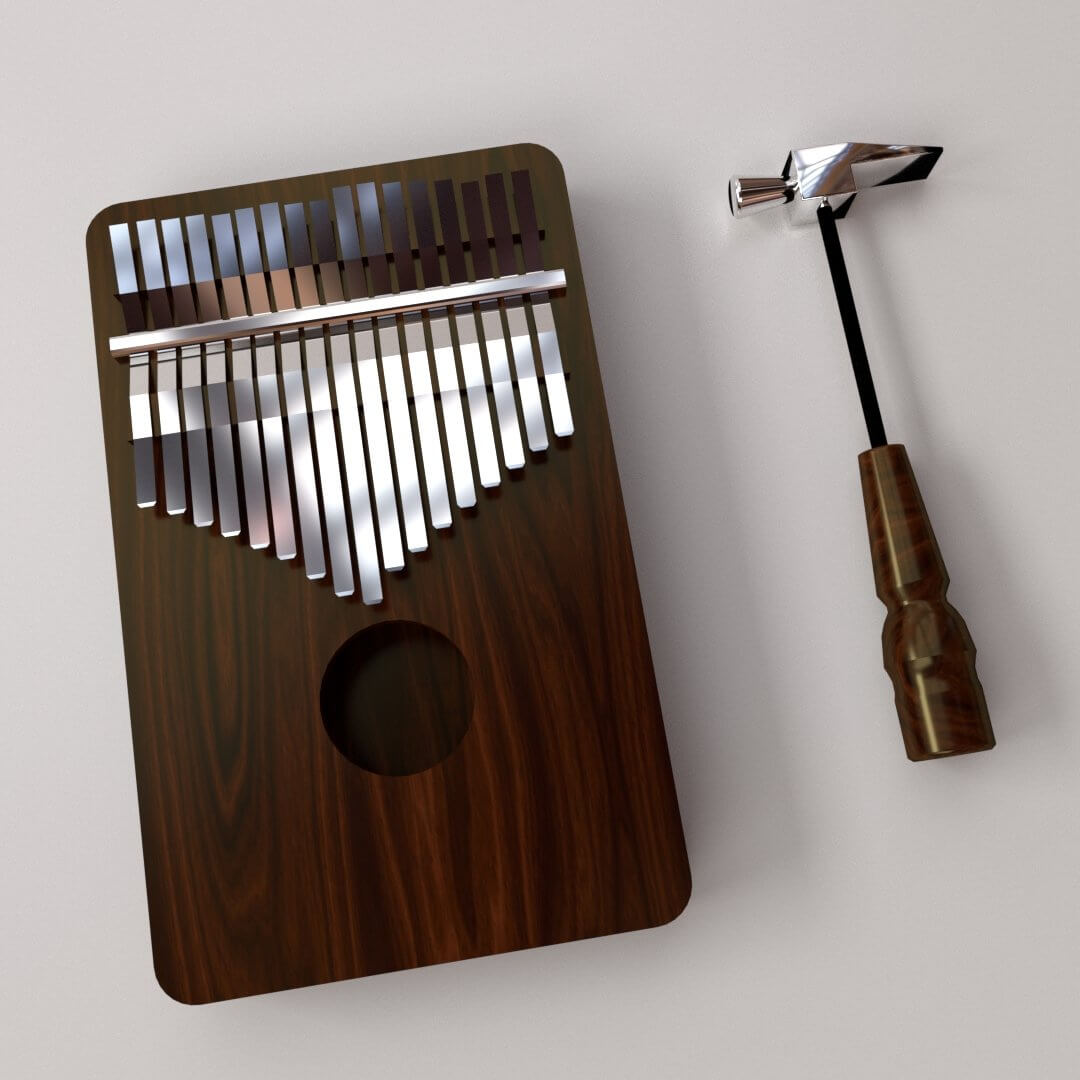 Kalimba - 3D Model by firdz3d
