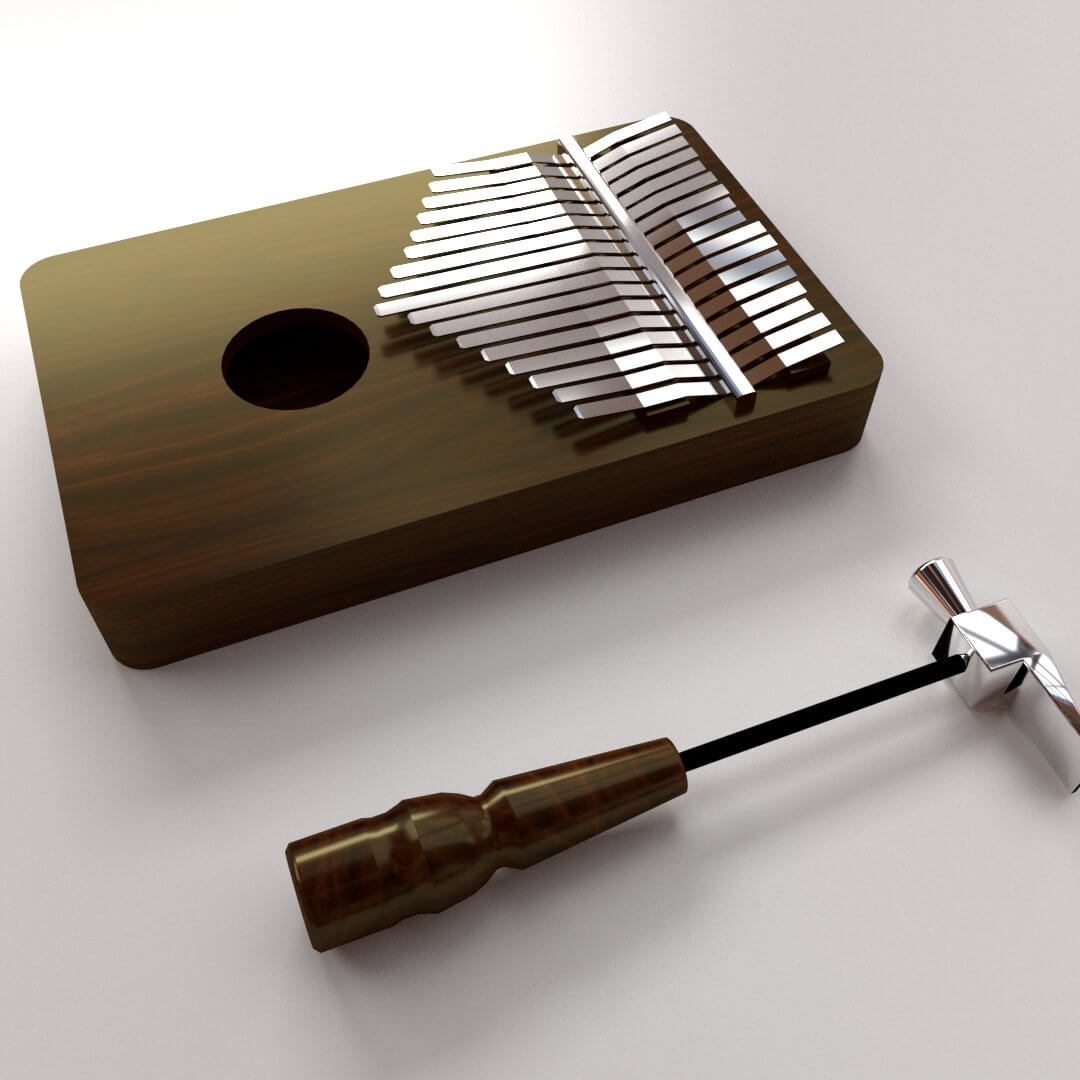 Kalimba - 3D Model by firdz3d