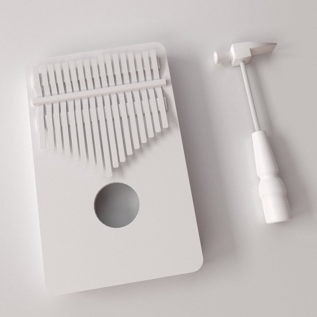 Kalimba - 3D Model by firdz3d