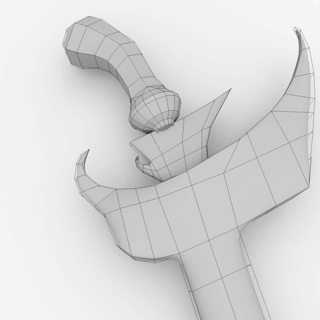 Keris Dagger - 3D Model by firdz3d