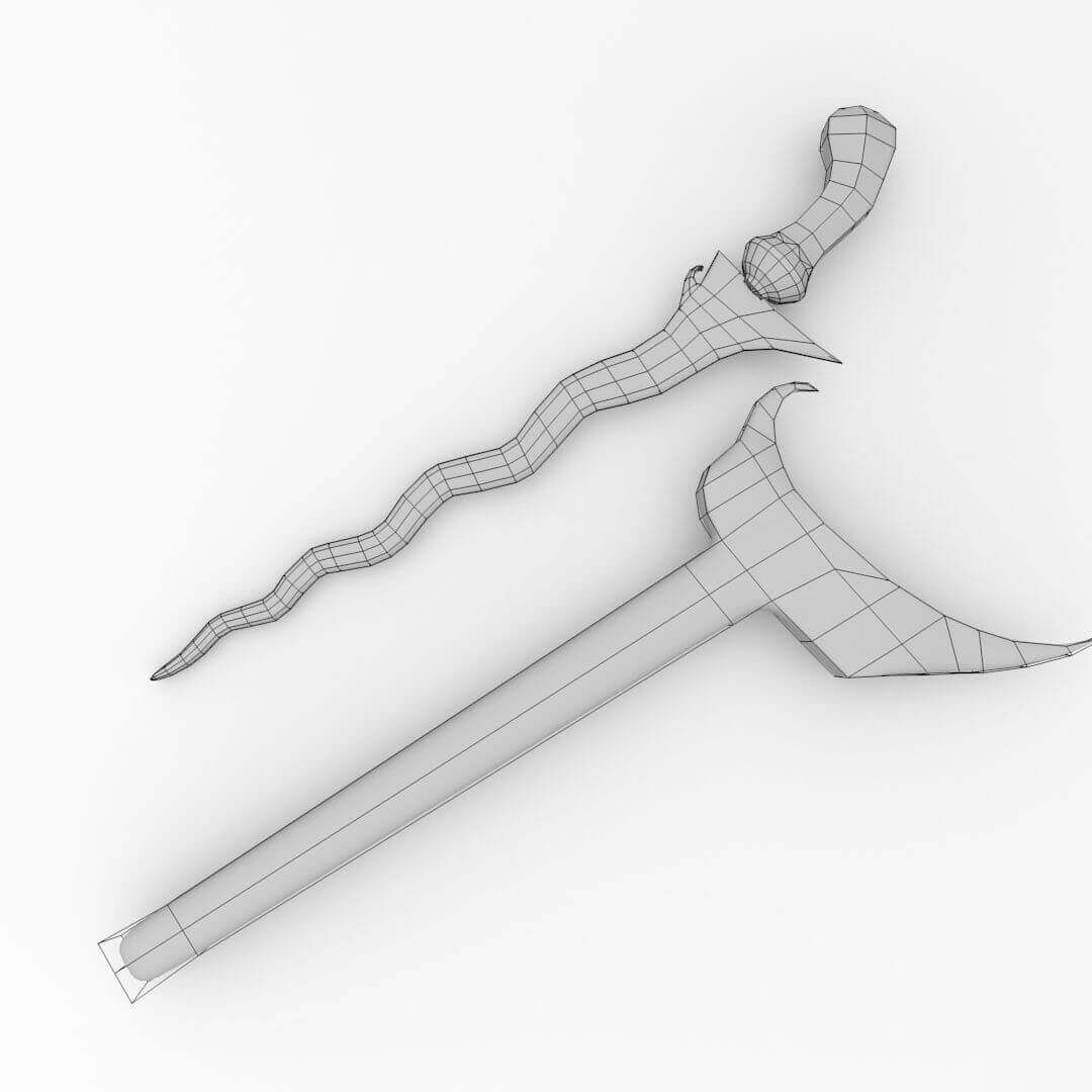 Keris Dagger - 3D Model by firdz3d