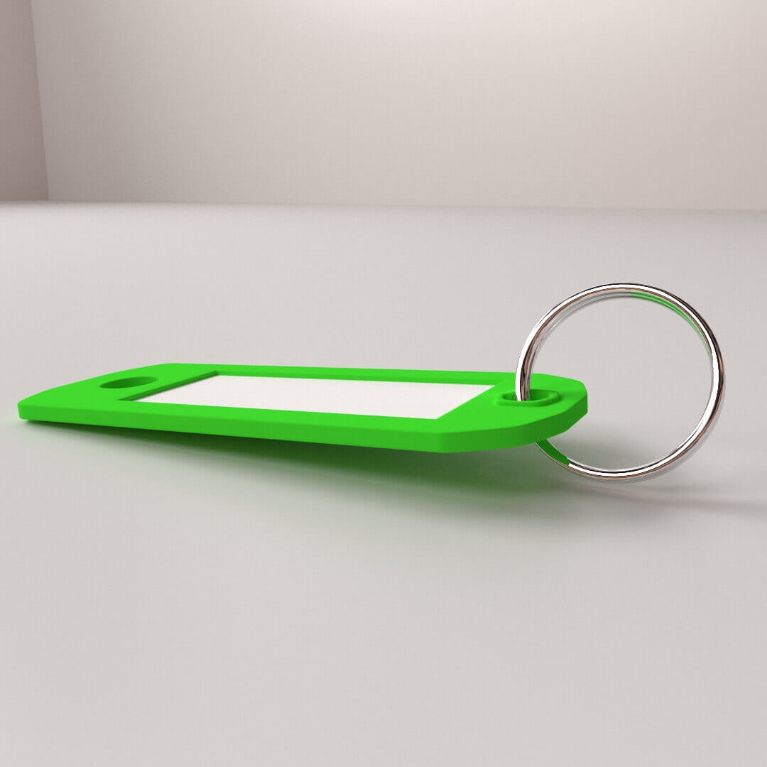 Key Tag - 3D Model by firdz3d