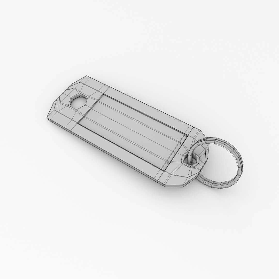 Key Tag - 3D Model by firdz3d
