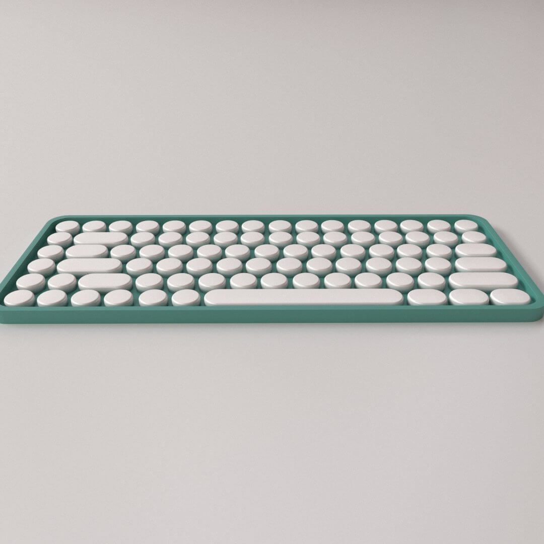 Keyboard V2 - 3D Model by firdz3d