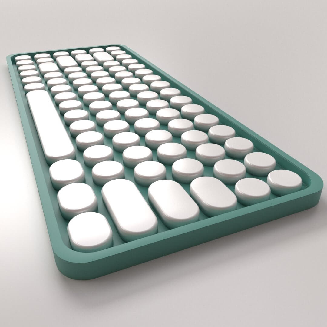 Keyboard V2 - 3D Model by firdz3d