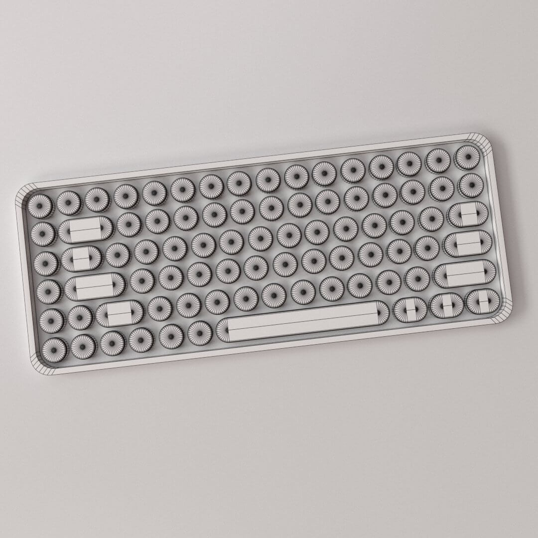 Keyboard V2 - 3D Model by firdz3d