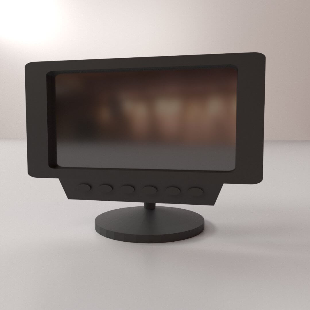 LCD Monitor - 3D Model by firdz3d