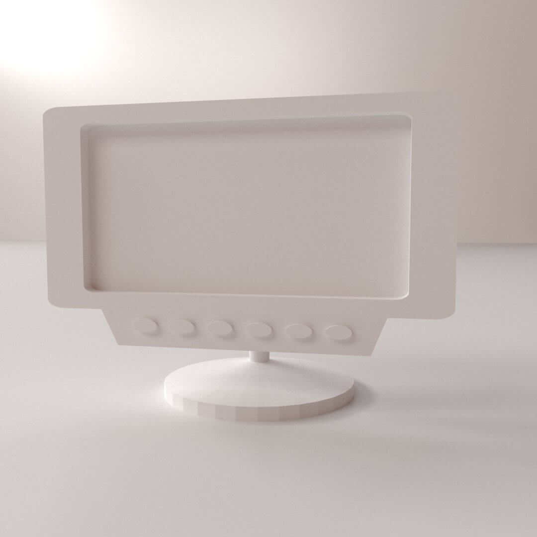LCD Monitor - 3D Model by firdz3d