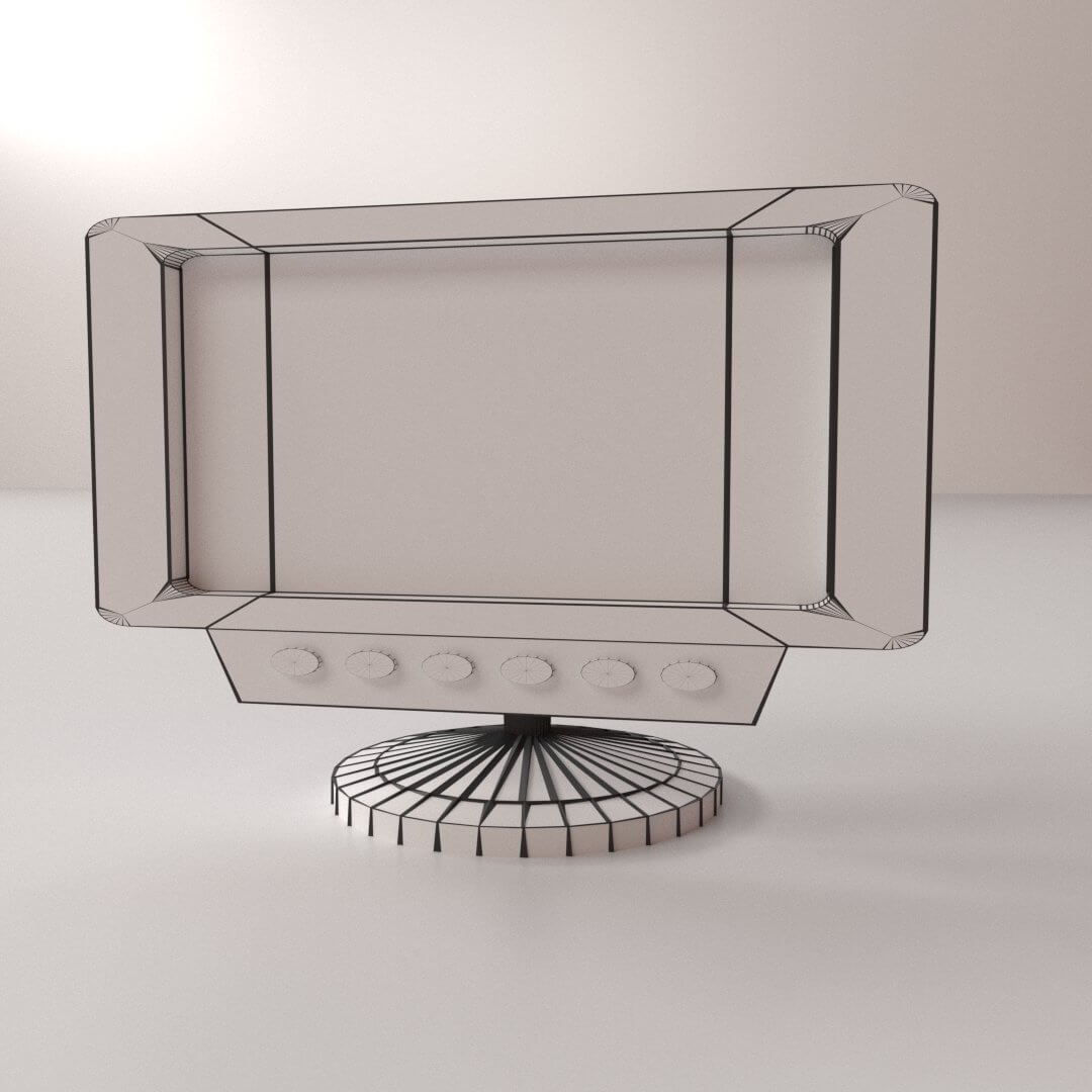 LCD Monitor - 3D Model by firdz3d